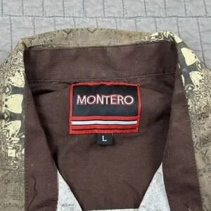 Montero | Shirts | Y2k Montero Shirt Mens Large Brown Button Up Grunge ...